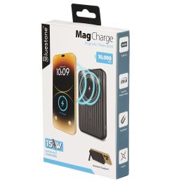 Wholesale Bluestone MagCharge Magnetic Power Bank | Kelli's Gifts