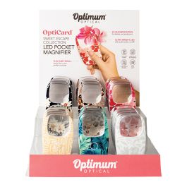 Wholesale Optimum Optical Opticard LED Pocket Magnifier | Kelli's Gifts