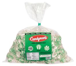 Wholesale Candyman's Jumbo Spearmint Candy Balls - Refill Bag for ...